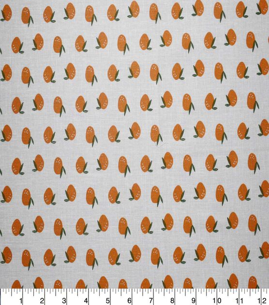 Oranges On White Craft Cotton Fabric By Happy Value Joann