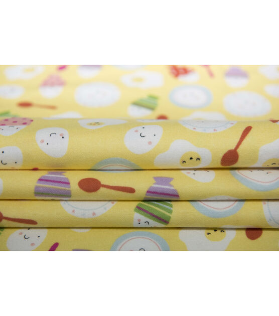 Pop Super Snuggle Multi Egg Toss Flannel Fabric Joann