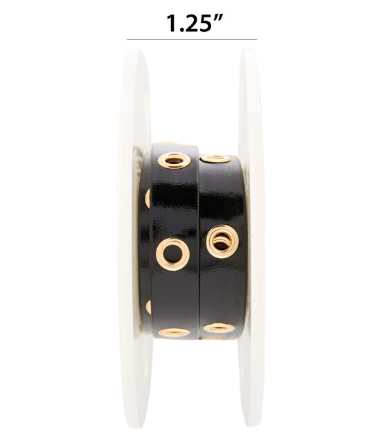 12 Black With Gold Grommets Band Trim By Simplicity Joann
