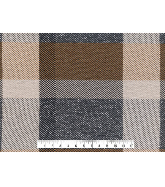 Winchester Plaid Charcoal Cotton Canvas Fabric Joann
