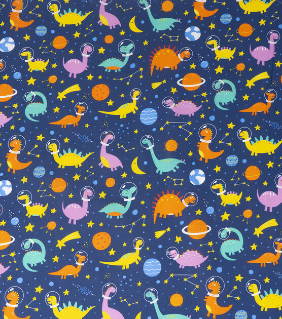 Singer 18 X 21 Dinosaurs And Space Cotton Fabric Quarter Bundle 5pc Joann