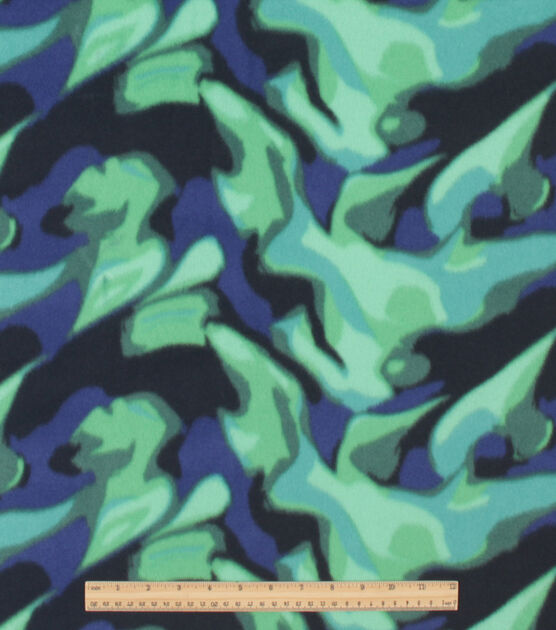 Green Dye Effect Blizzard Fleece Fabric Joann