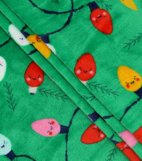 Lights On Green Sew Lush Fleece Fabric By Pop Joann