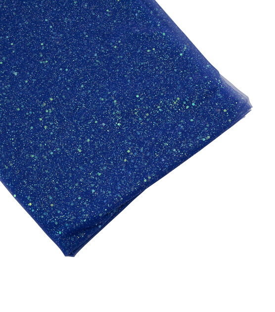 Glitterbug Chunky Confetti Royal Blue Fabric Joann