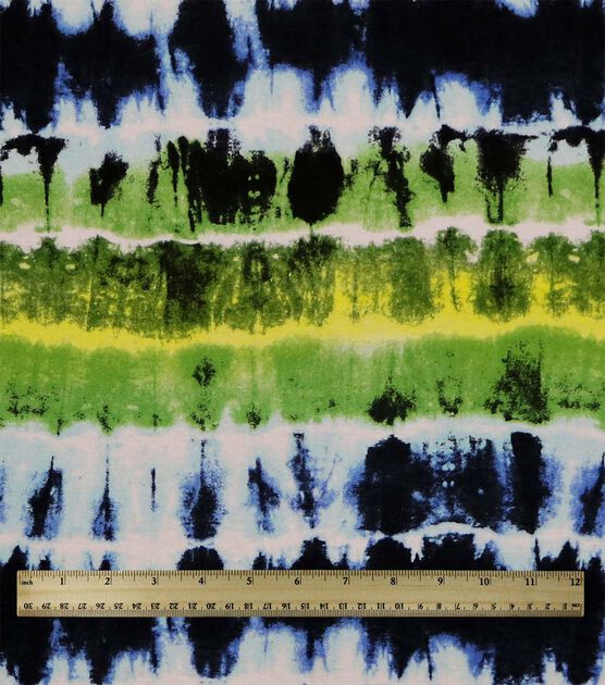 Tie Dye Green Stripes Super Snuggle Flannel Fabric Joann