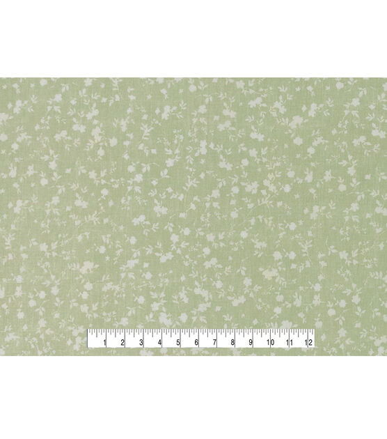 Floral Vines On Sage Quilt Cotton Fabric By Keepsake Calico Joann