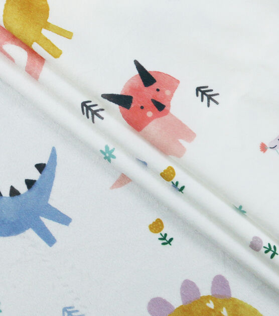 Cute Dinos Nursery Fleece Fabric By Lil Pop Joann