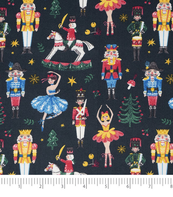 Singer 18 X 21 Nutcrackers Christmas Cotton Fabric Quarters 5ct Joann