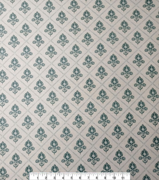 Blue Diamond Floral Super Snuggle Flannel Fabric Joann