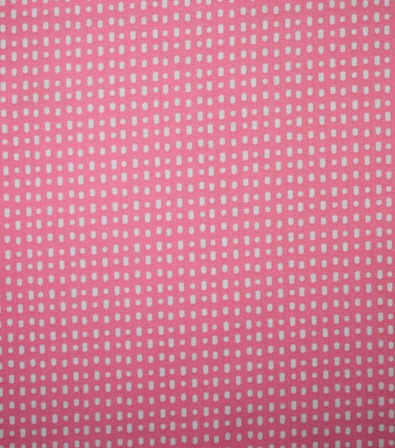 Varying Dots On Pink Quilt Cotton Fabric By Quilters Showcase Joann