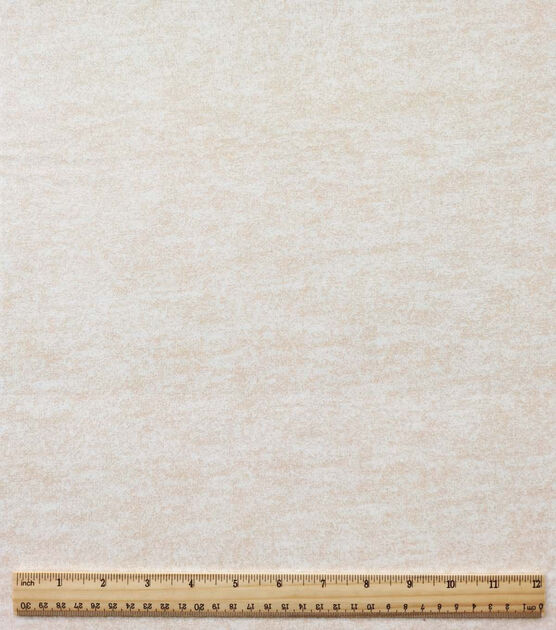 White Heathered Luxe Flannel Fabric Joann