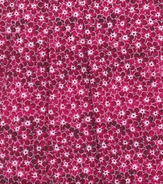 Magenta Ditsy Floral Quilt Cotton Fabric By Keepsake Calico Joann