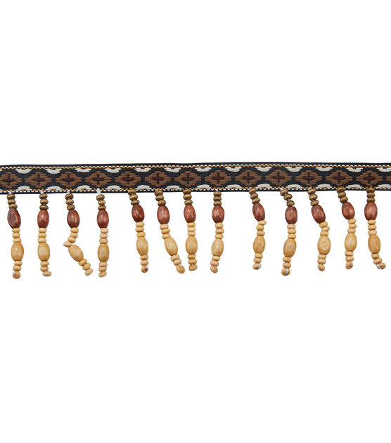 Yaya Han Sew On Andes Beaded Trim 181 Natural Joann