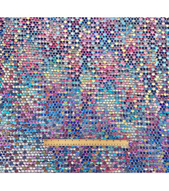 Sequin Rainbow Paillette Mesh Fabric By Glitterbug Joann