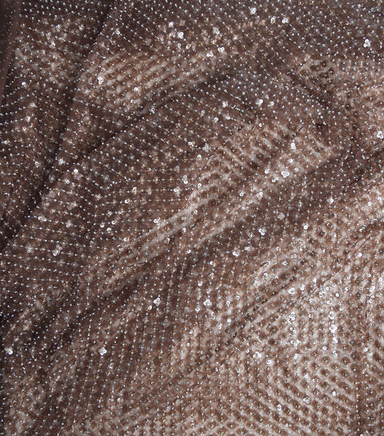 Floral Beads Gold Mesh Fabric Joann