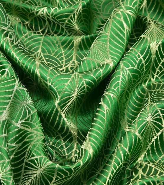 Yaya Han Cosplay Collection Green With Gold Satin Brocade Apparel