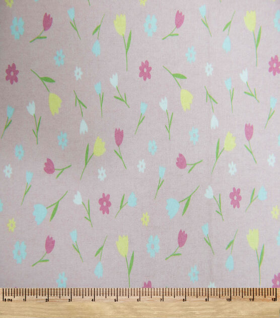 Pop Super Snuggle Tossed Tulips Flannel Fabric Joann
