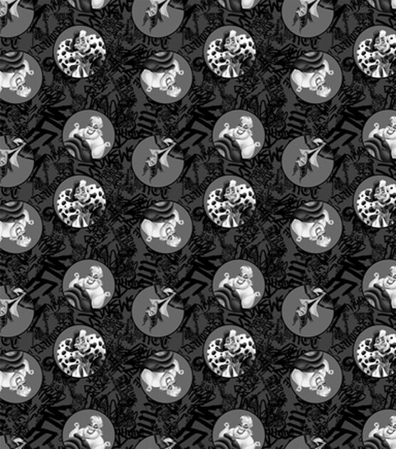 Disney Villains Total Chaos Cotton Fabric Joann