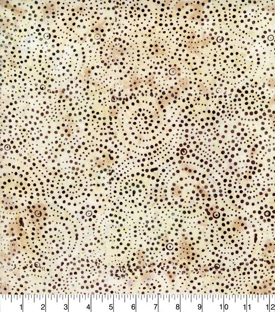 Hi Fashion Swirl Batik Cream Fall Cotton Fabric Joann
