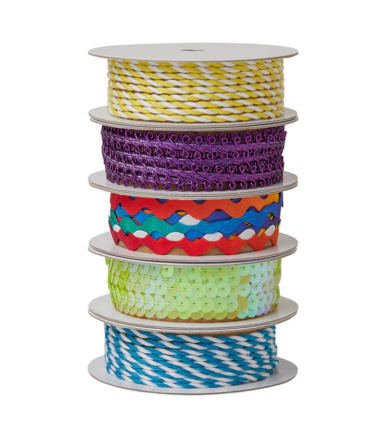 5 Piece Tower Metallic Tie Dye Trim Joann