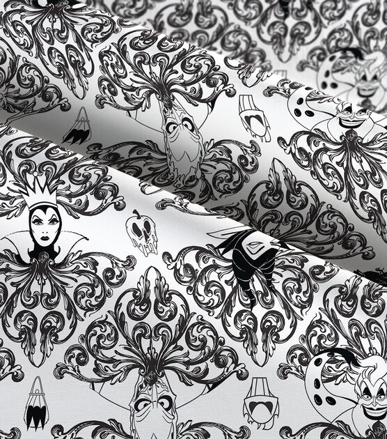 Disney Villains Filigree Cotton Fabric Joann