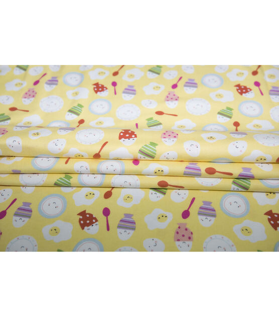 Pop Super Snuggle Multi Egg Toss Flannel Fabric Joann