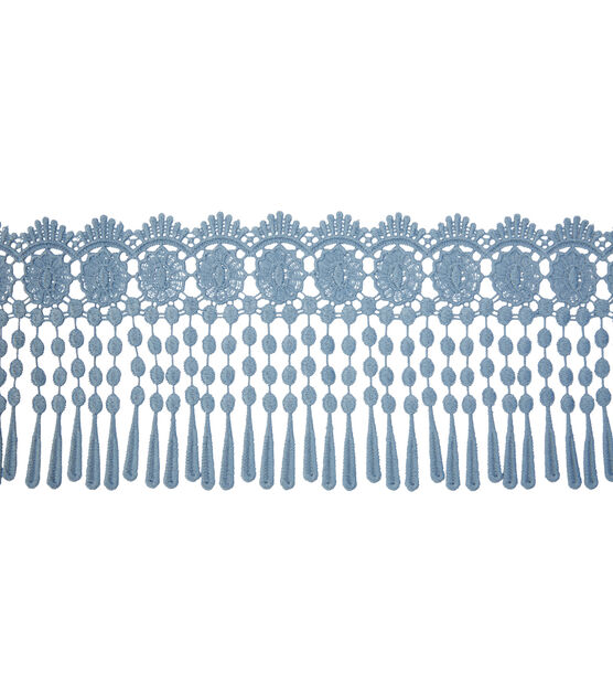 5 Dusty Blue Dangle Lace Trim By Simplicity Joann