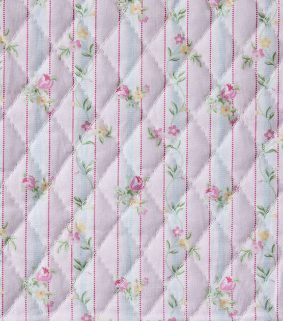 Fabric Traditions Roses On Blue Double Faced Quilt Fabric Joann