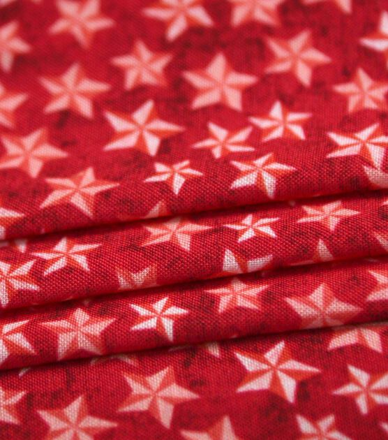 Texas Stars On Red Patriotic Cotton Fabric Joann