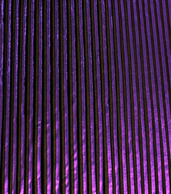 Purple Foil Halloween Pleated Bodre Fabric By The Witching Hour Joann
