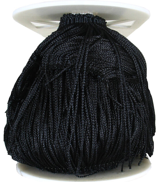 Simplicity Polyester Fringe Trim 4 Black Joann