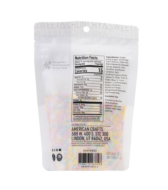 Sweet Shop Sparkle Mix Sherbet 10oz Joann