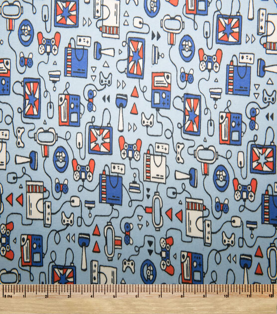 Super Snuggle Multi Gaming Accessories Flannel Fabric Joann