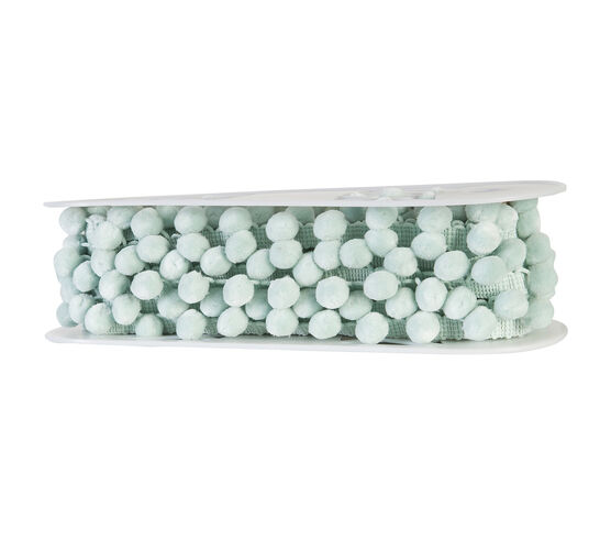 Simplicity Ball Fringe Trim 113 Light Blue Joann
