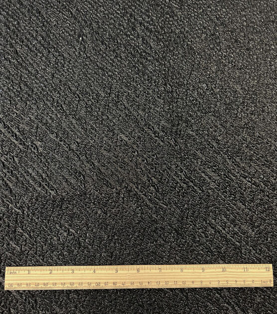 Black Textured Metallic Brocade Fabric Joann