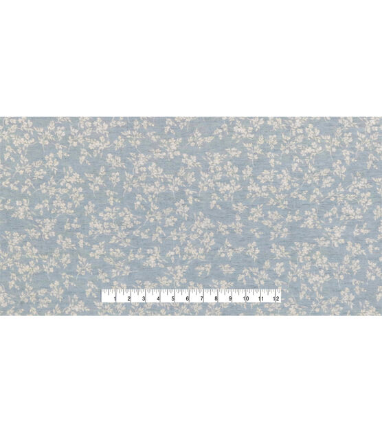 Floral Light Blue 108 Wide Flannel Fabric Joann