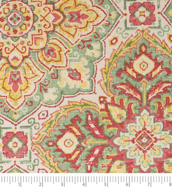 Stitch And Sparkle Tile Azure Medallion Duck Cotton Canvas Fabric Joann