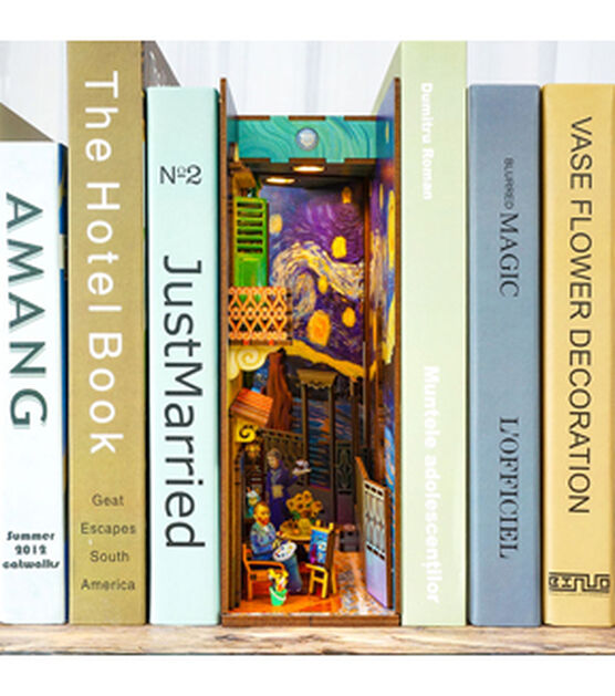 95 Diy Vincents World Bookend Led Puzzle Joann