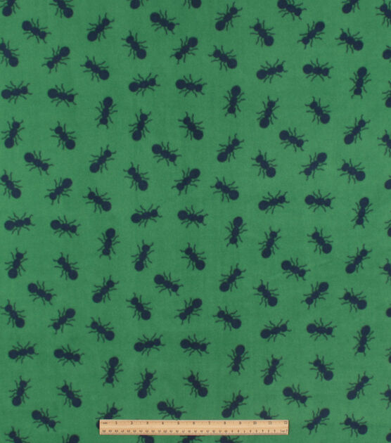Ants On Green Anti Pill Plush Fleece Fabric Joann