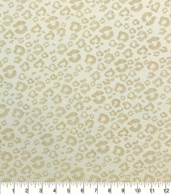 Beige Leopard Jersey Knit Fabric Joann