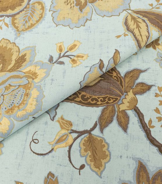 Stitch And Sparkle Spa Floral Duck Cotton Canvas Fabric Joann