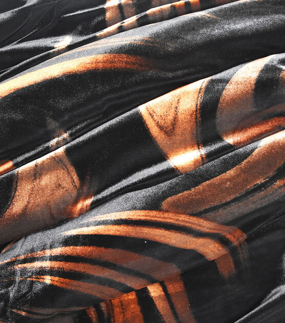Print On Black Luster Velvet Fabric Joann
