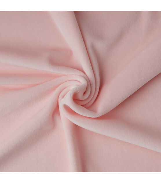 Juicy Couture Light Pink Stretch Velour Fabric Joann