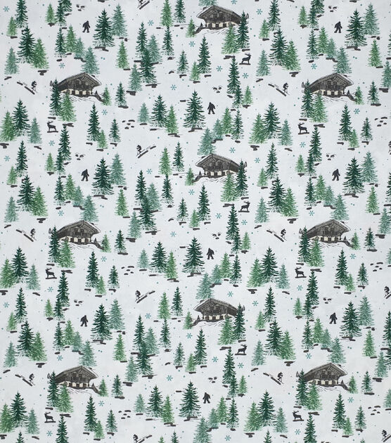 Scenic Ski Slope Super Snuggle Flannel Fabric Joann