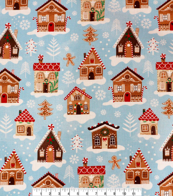 Gingerbread Houses Holiday Cotton Fabric Joann