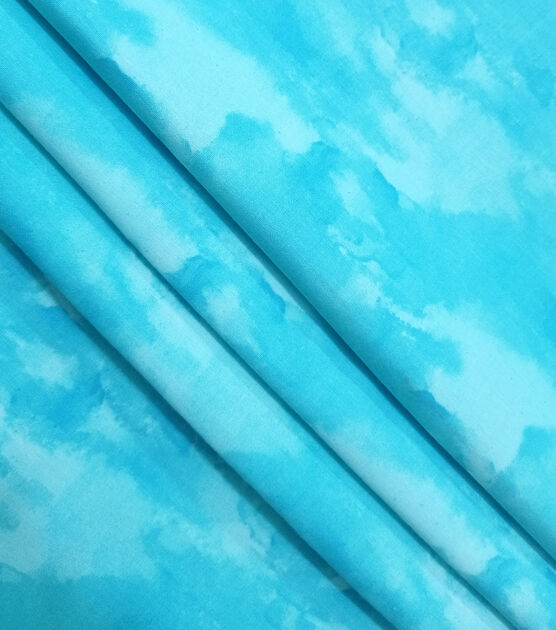 Blue Watercolor Cotton Fabric By Keepsake Calico Joann