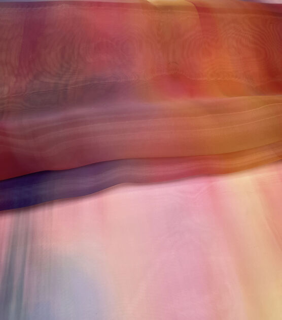 Sunset Blur Organza Fabric Joann