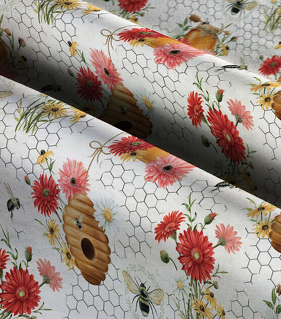 Springs Creative Honey And Hives Premium Print Cotton Fabric Joann