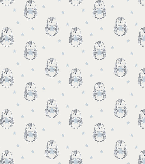 Gray Porcupine With Star Nursery Flannel Fabric Joann