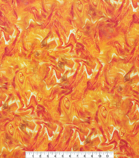 Orange Oil Slick Quilt Cotton Fabric By Keepsake Calico Joann